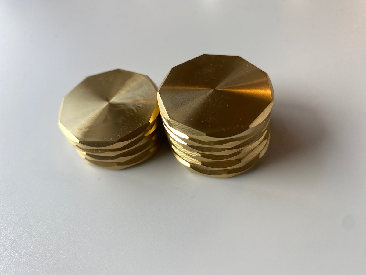 Brass Coin Blanks - 1 1/4 " x 1/8" - American Made - Reeded Edge - Fac ...