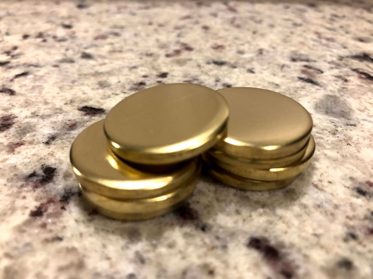 Brass Discs 8 Gauge – Heavy Metal Blanks Co.