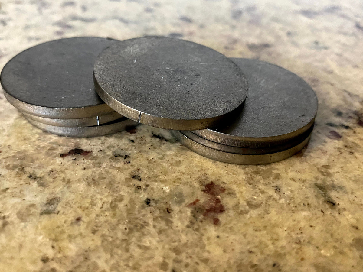 Mild Steel Discs 1/8" Thick Discs 8 Gauge – Heavy Metal Blanks Co.